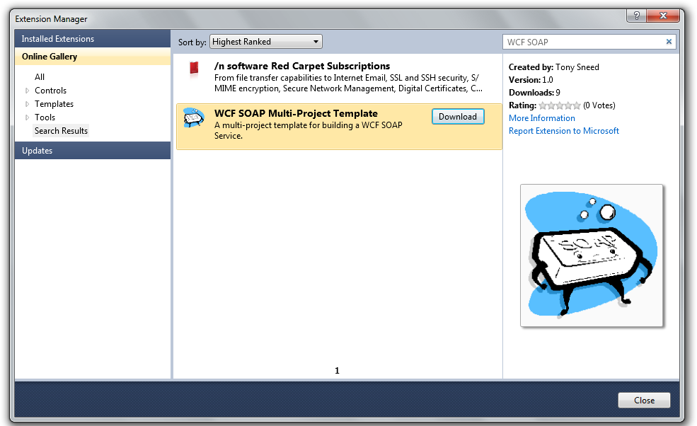 WCF SOAP and REST Multi-Project Visual Studio Templates | Tony Sneed's Blog
