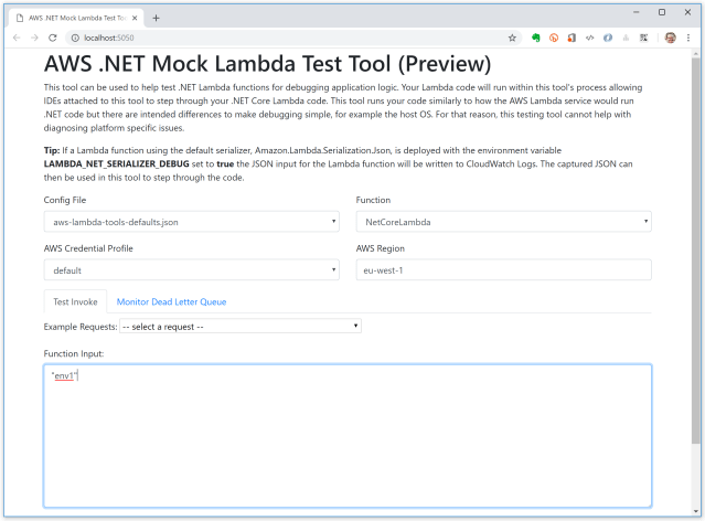 Add .NET Core DI and Config Goodness to AWS Lambda Functions | Tony ...