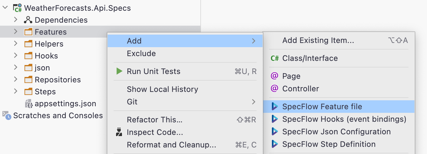Using SpecFlow for BDD with .NET 6 Web API | Tony Sneed's Blog