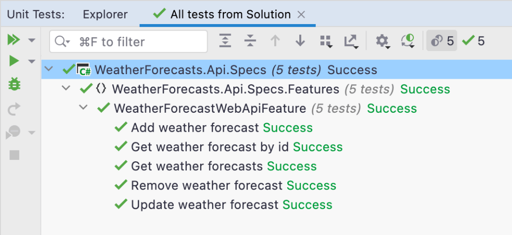 Using SpecFlow for BDD with .NET 6 Web API | Tony Sneed's Blog